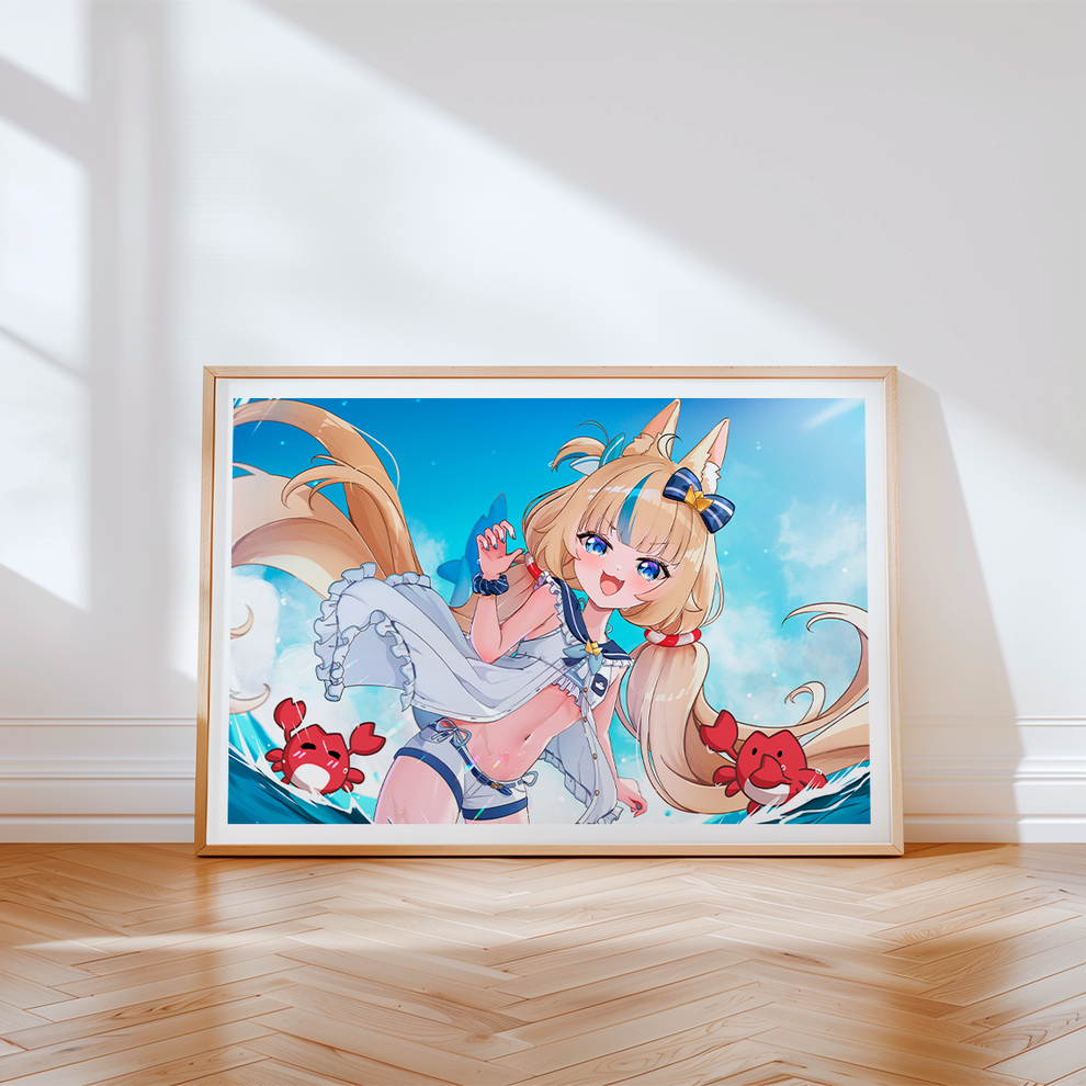 Sameko Saba - Holographic stickers | Orihime Studio Art Shop